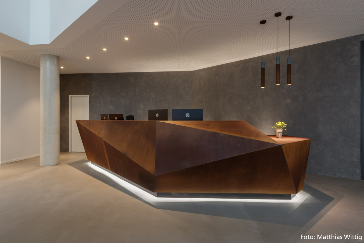 Anwendungsbeispiele mit imi-beton, imi-rost ... | imi surface design